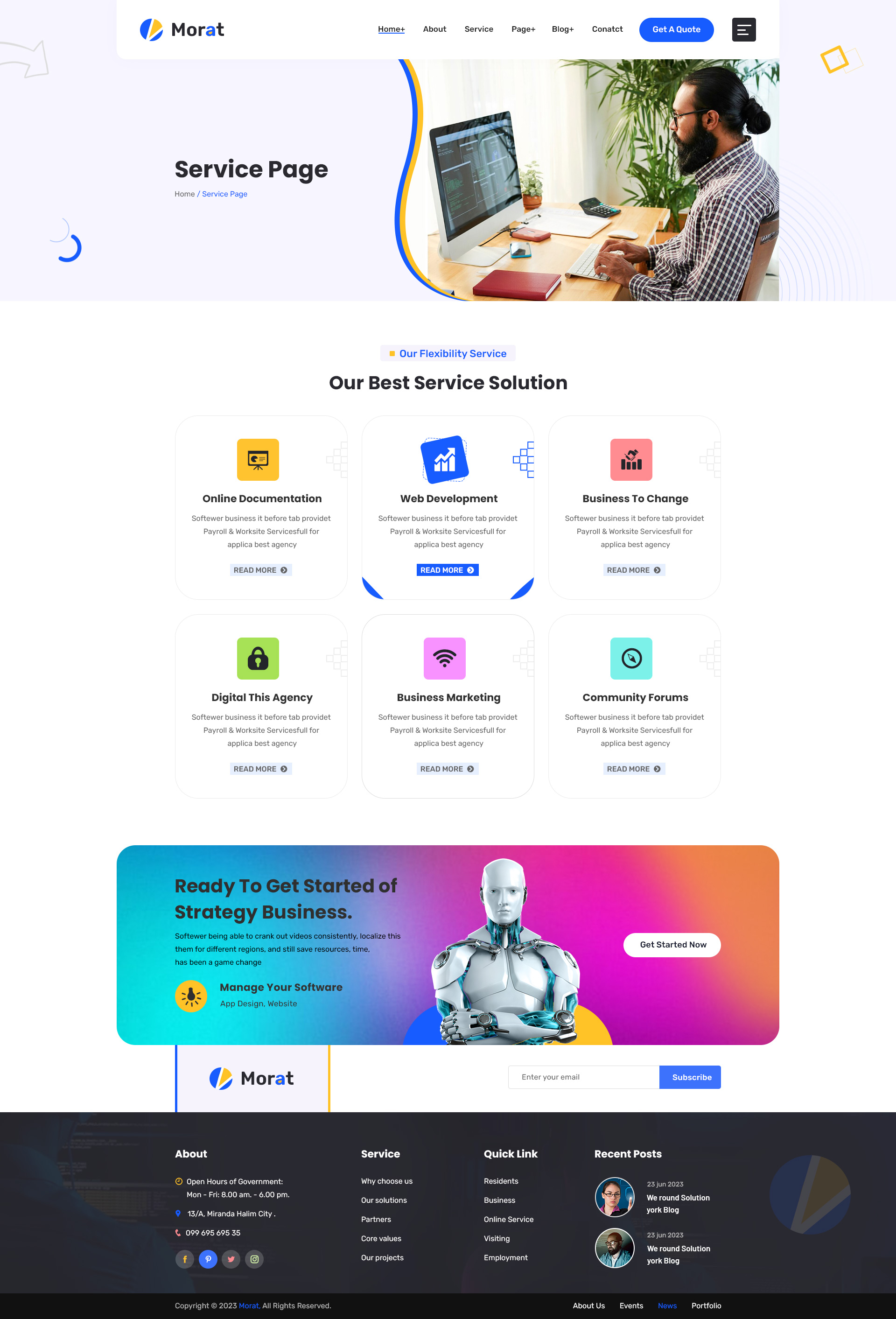 Morat -Software & Solution PSD Template. by Deferen | ThemeForest Morat -Software & Solution PSD Template. by Deferen | ThemeForest