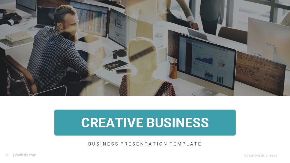 Creative Business PowerPoint Presentation Template, Presentation Templates