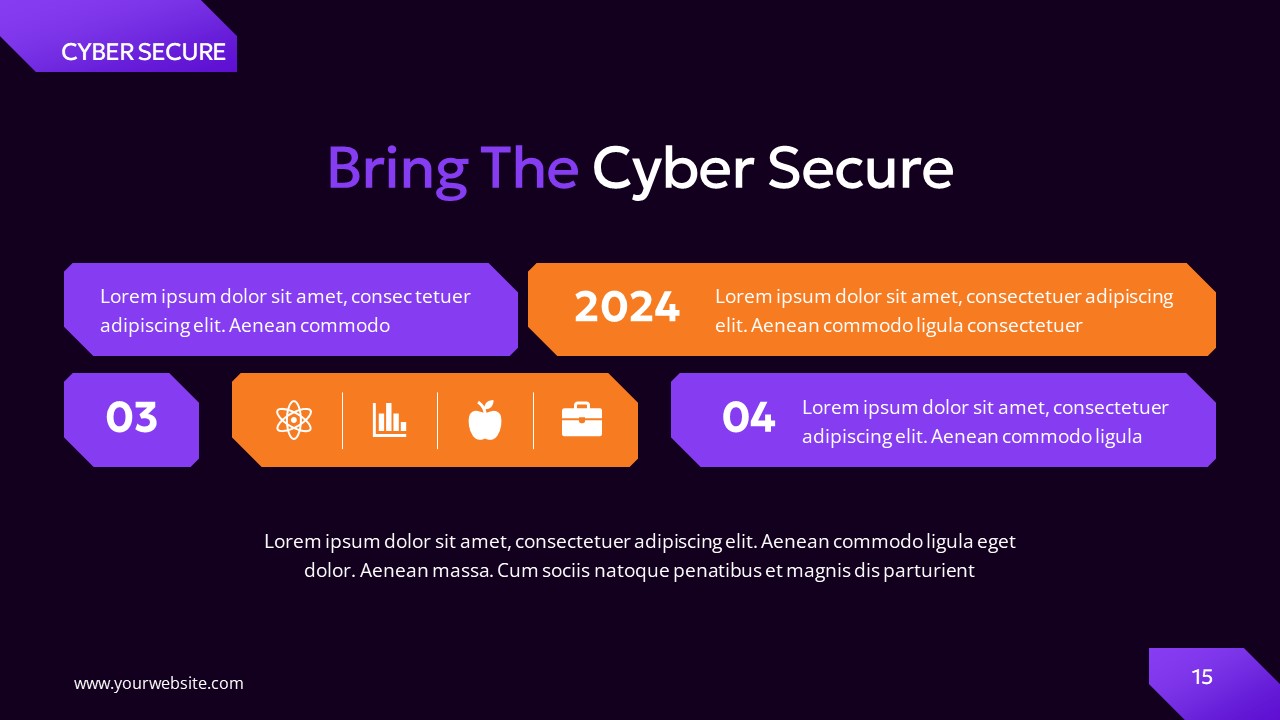 Cyber Secure Tech PowerPoint Template, Presentation Templates ...