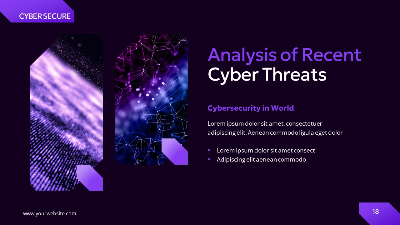 Cyber Secure Tech PowerPoint Template, Presentation Templates ...