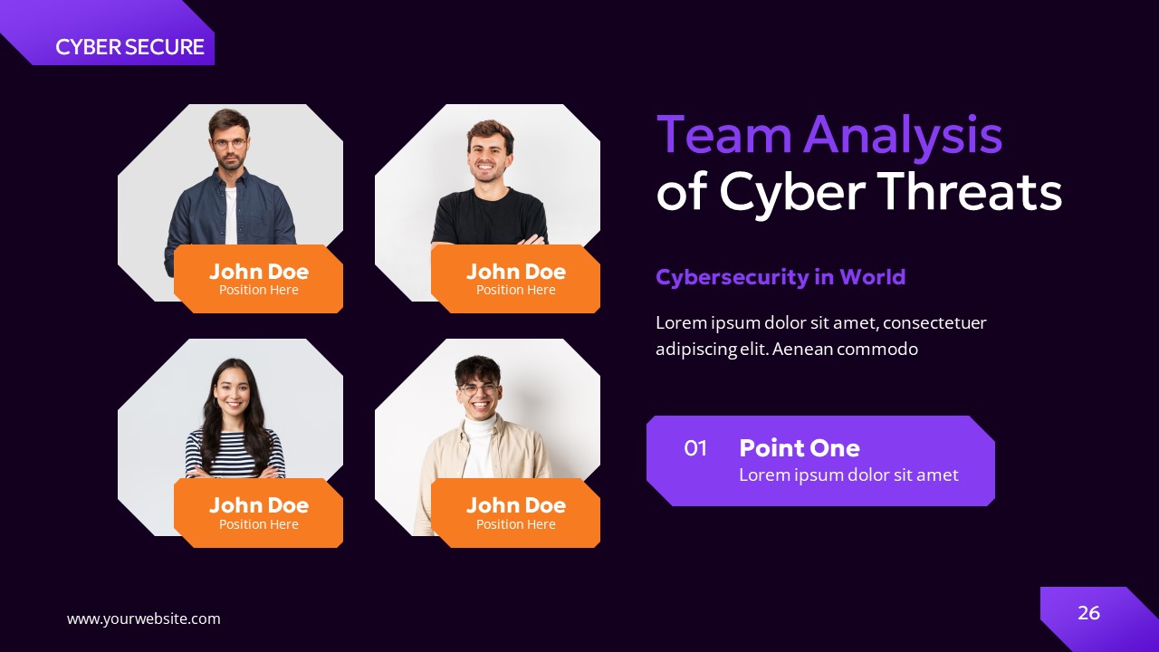 Cyber Secure Tech PowerPoint Template, Presentation Templates ...