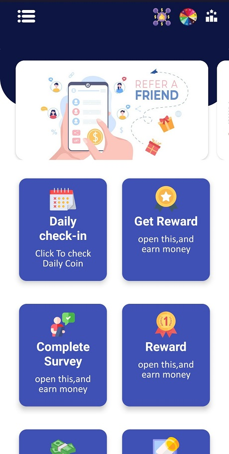Reward Earning - Earning App Reward Lucky Wheel Tic-Tac Multiple Ads ...