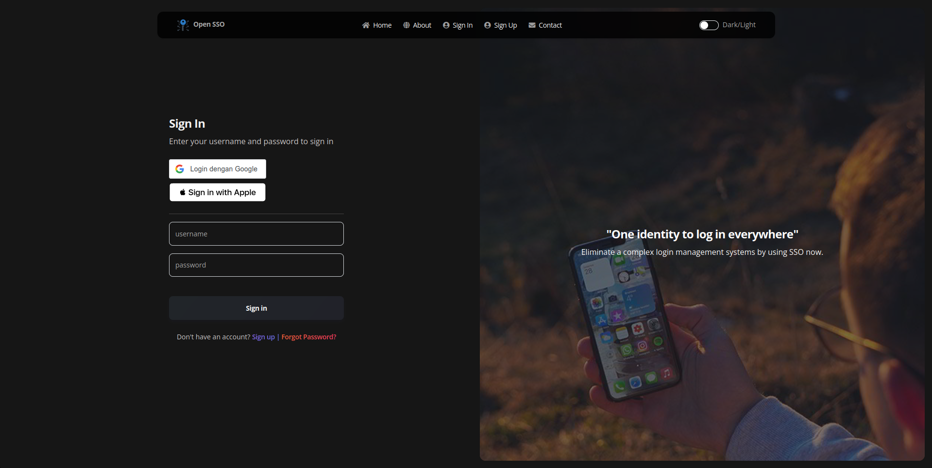 Open Sso Single Sign On Nodejs By Aalfiann Codecanyon