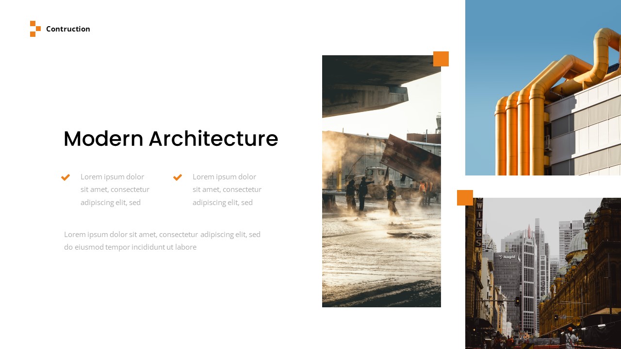 Construction Presentation Template, Presentation Templates | GraphicRiver