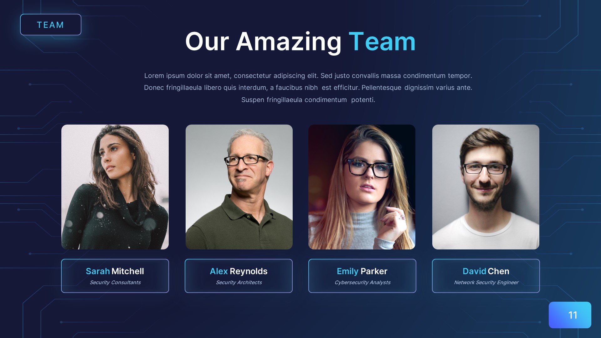 CyberGuard – Cybersecurity PowerPoint Template, Presentation Templates