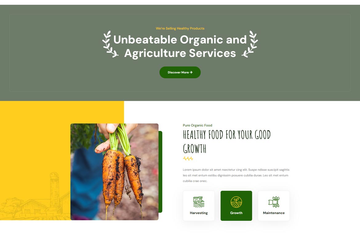 Agrion - Agriculture Farm & Farmers Template Kit by themesflat ...