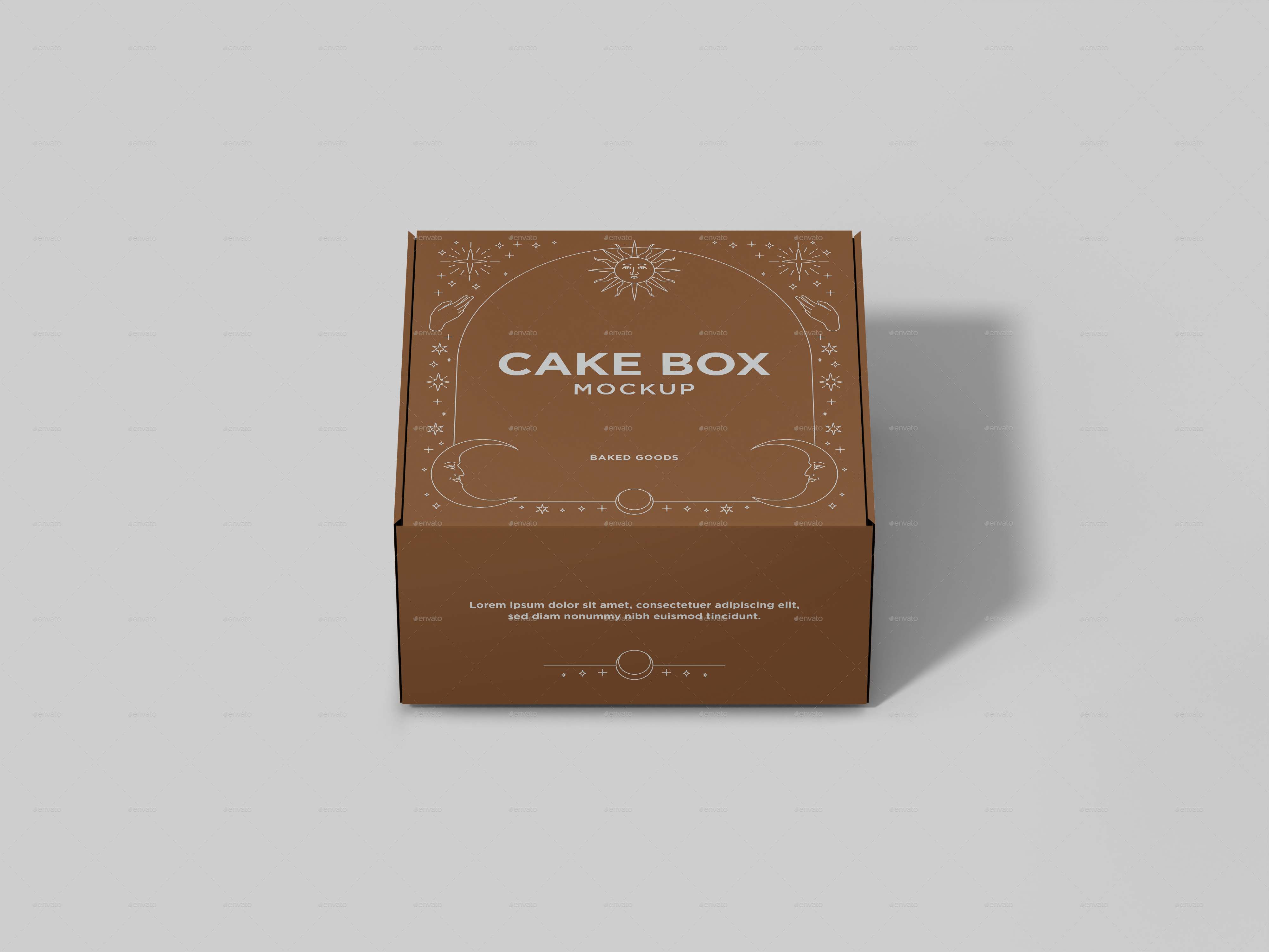 CAKE BOX MOCK-UP V.1, Graphics | GraphicRiver
