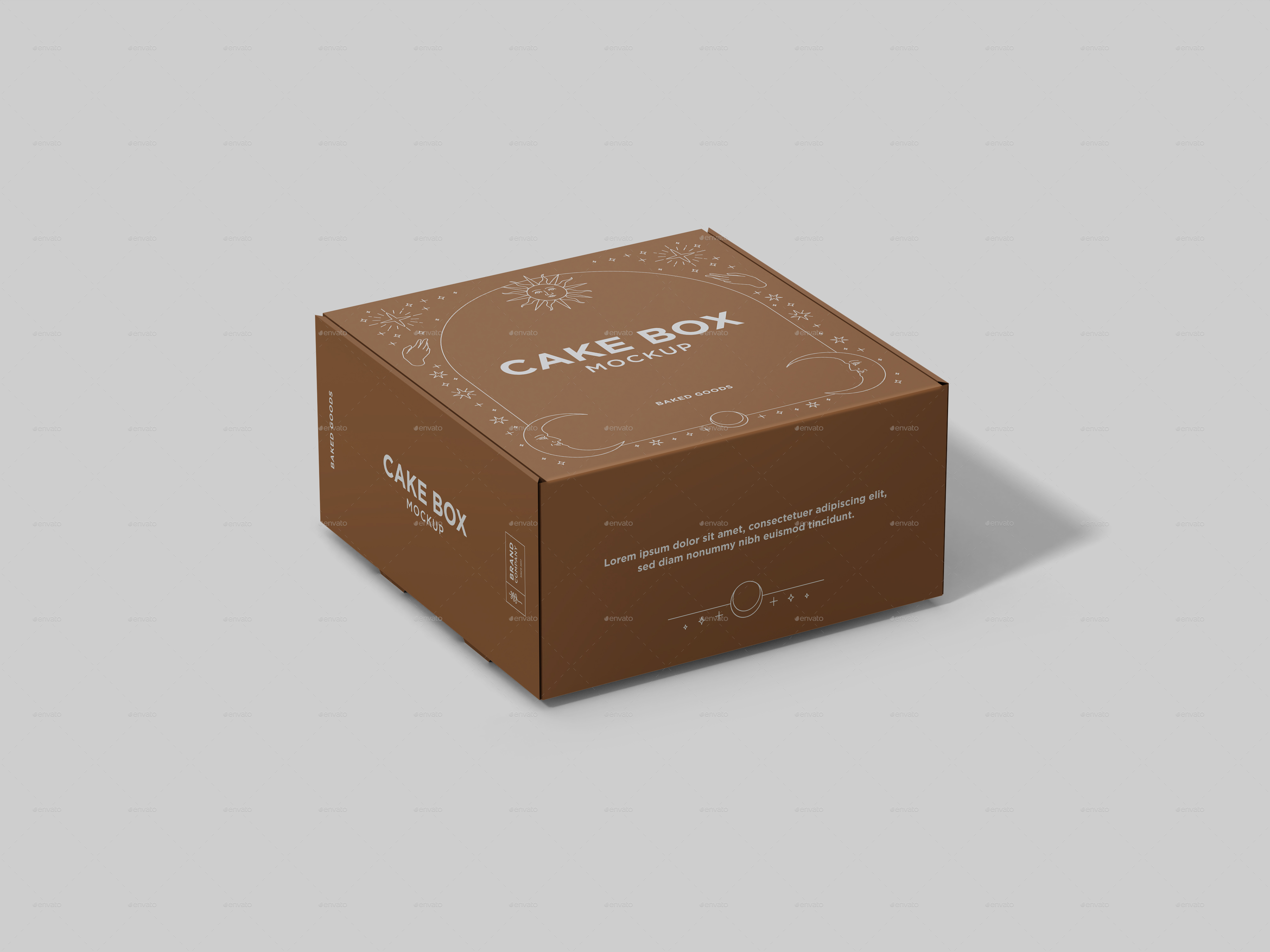 CAKE BOX MOCK-UP V.1, Graphics | GraphicRiver
