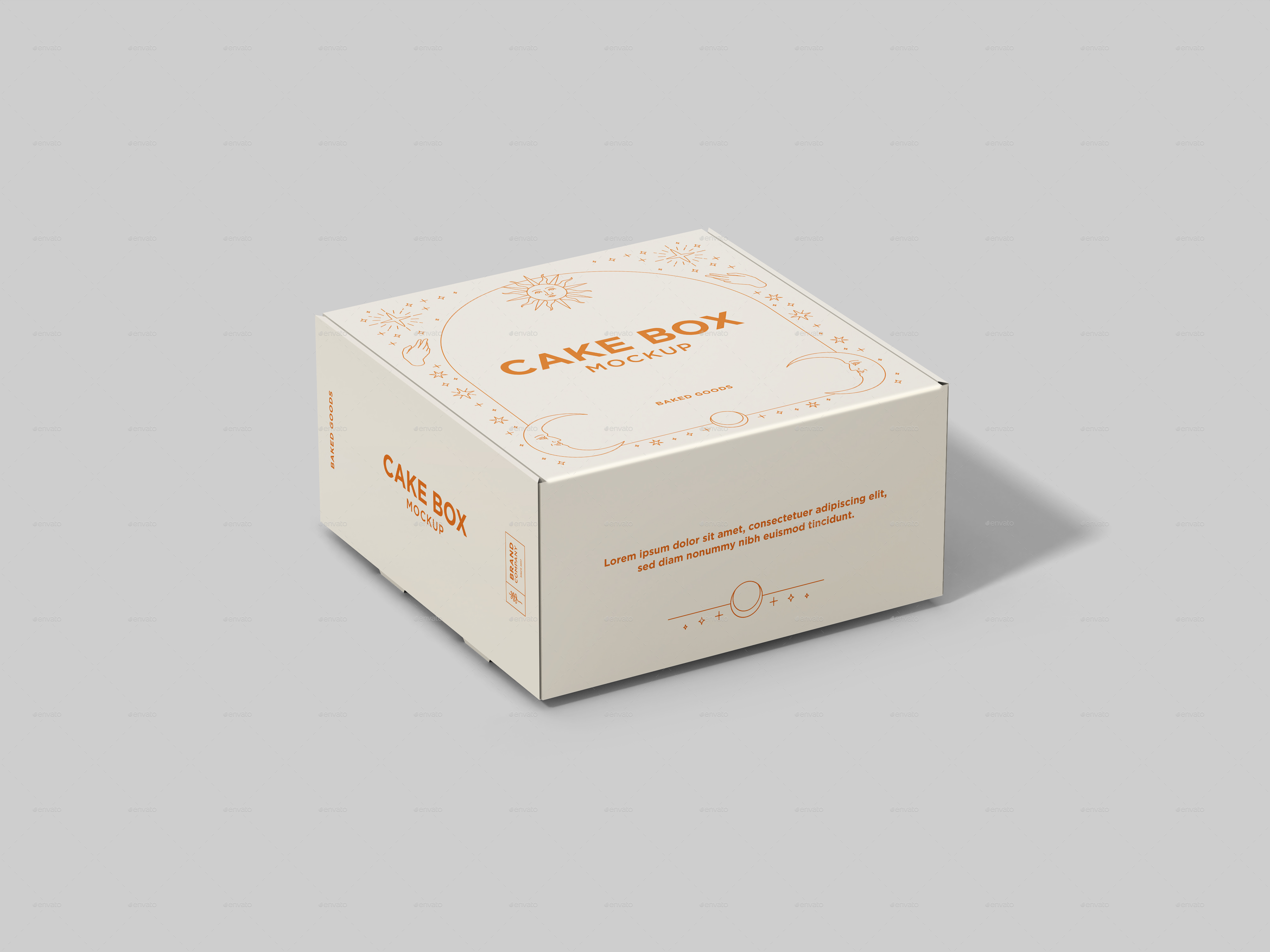 CAKE BOX MOCK-UP V.1, Graphics | GraphicRiver