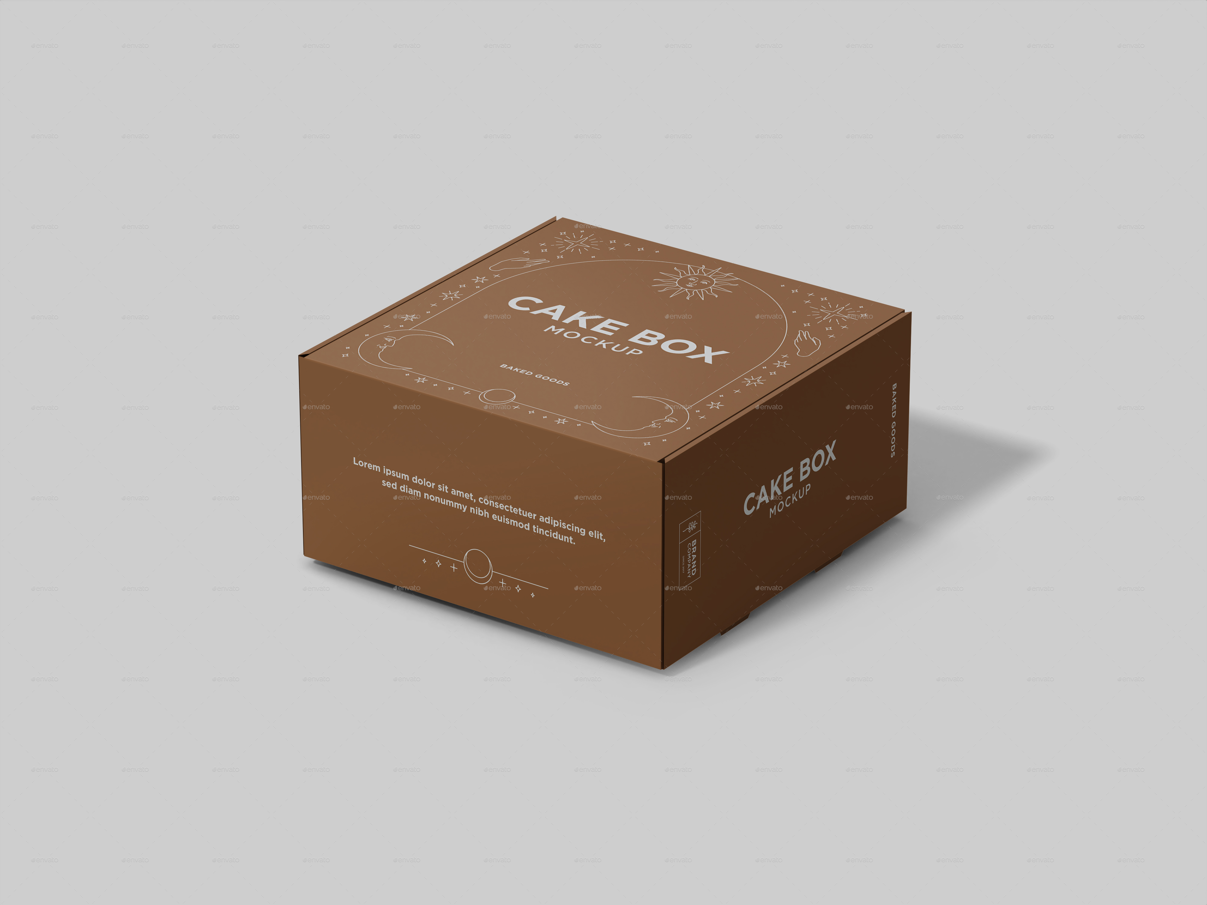 CAKE BOX MOCK-UP V.1, Graphics | GraphicRiver