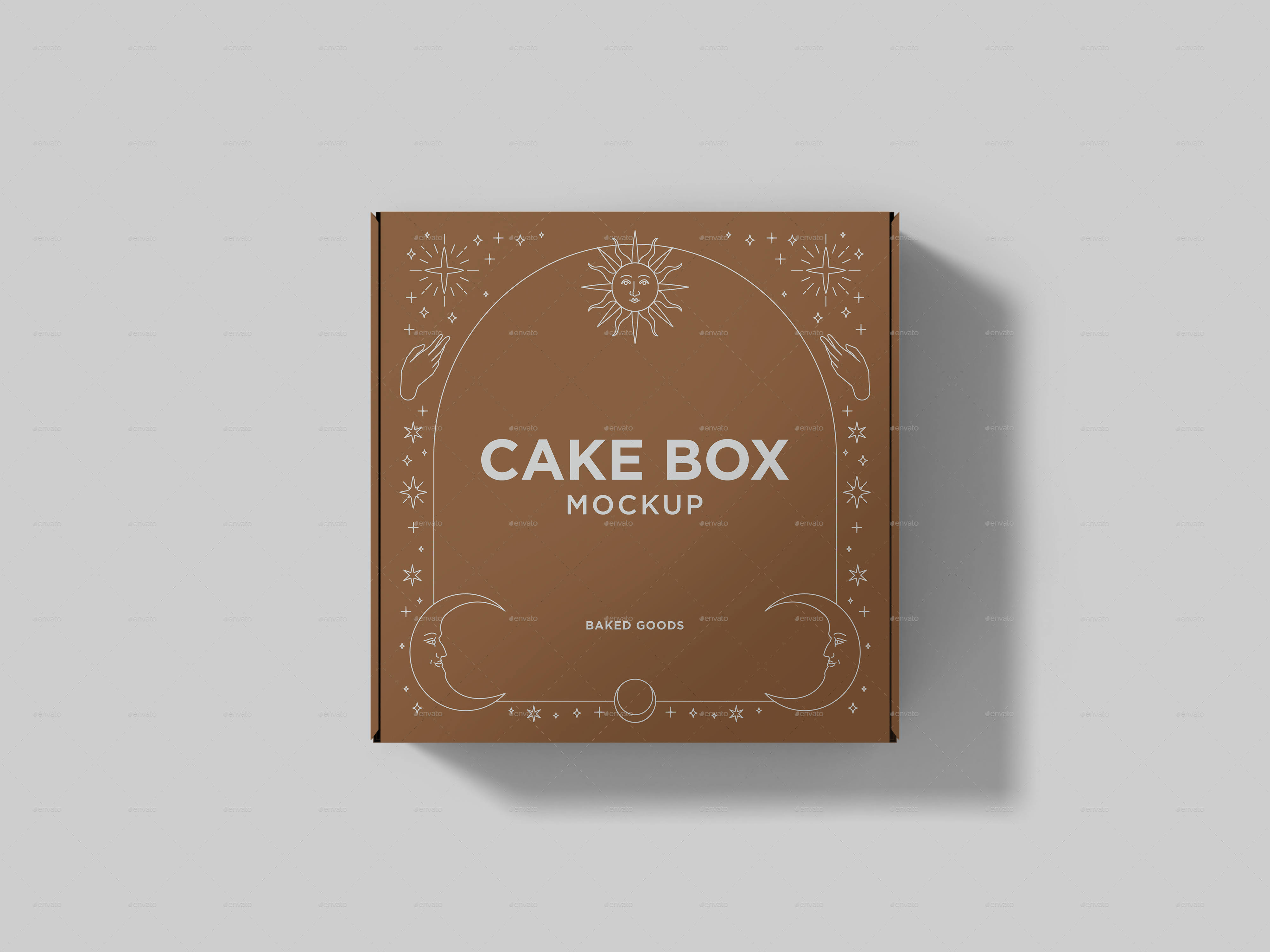 CAKE BOX MOCK-UP V.1, Graphics | GraphicRiver