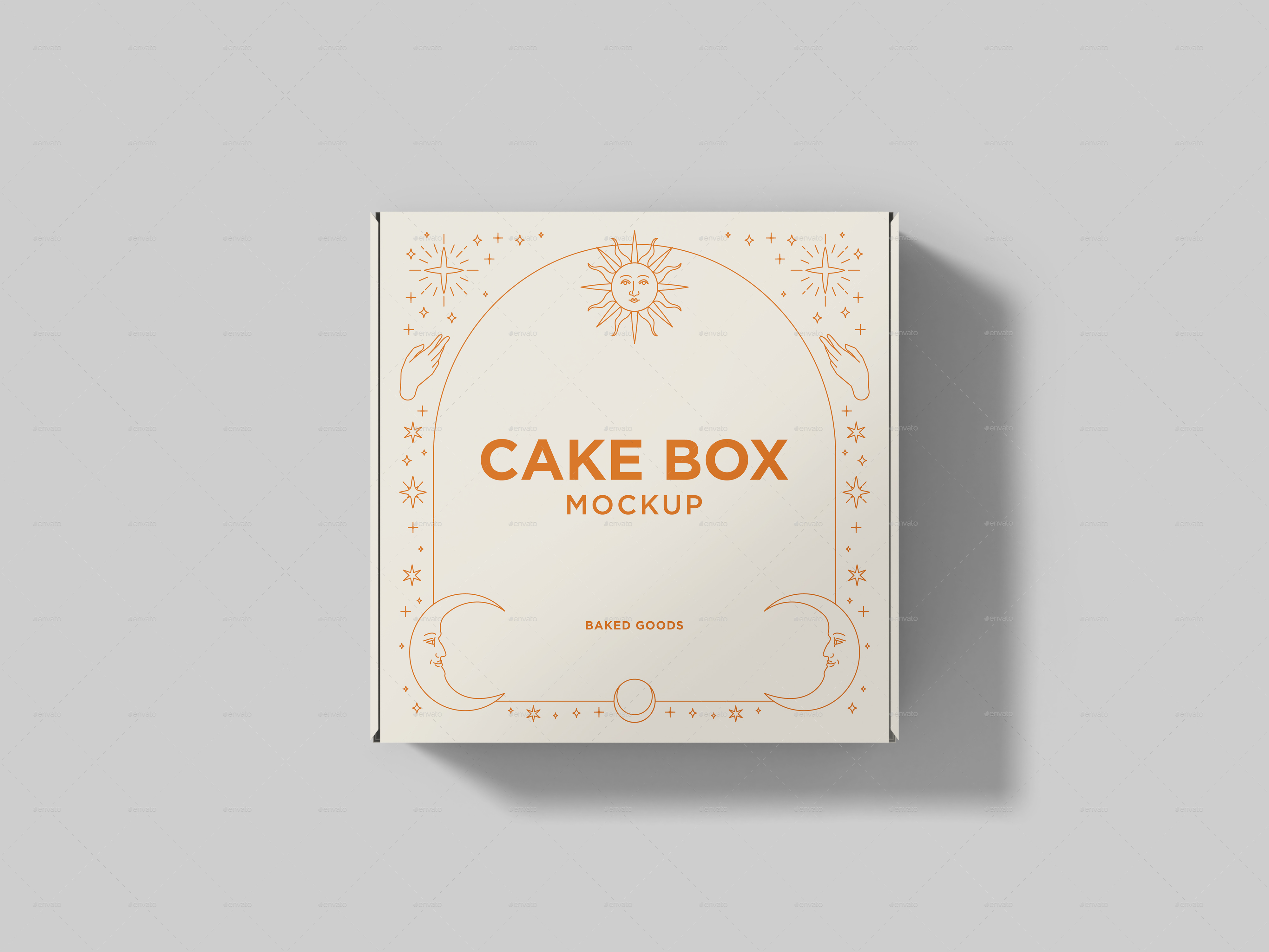CAKE BOX MOCK-UP V.1, Graphics | GraphicRiver