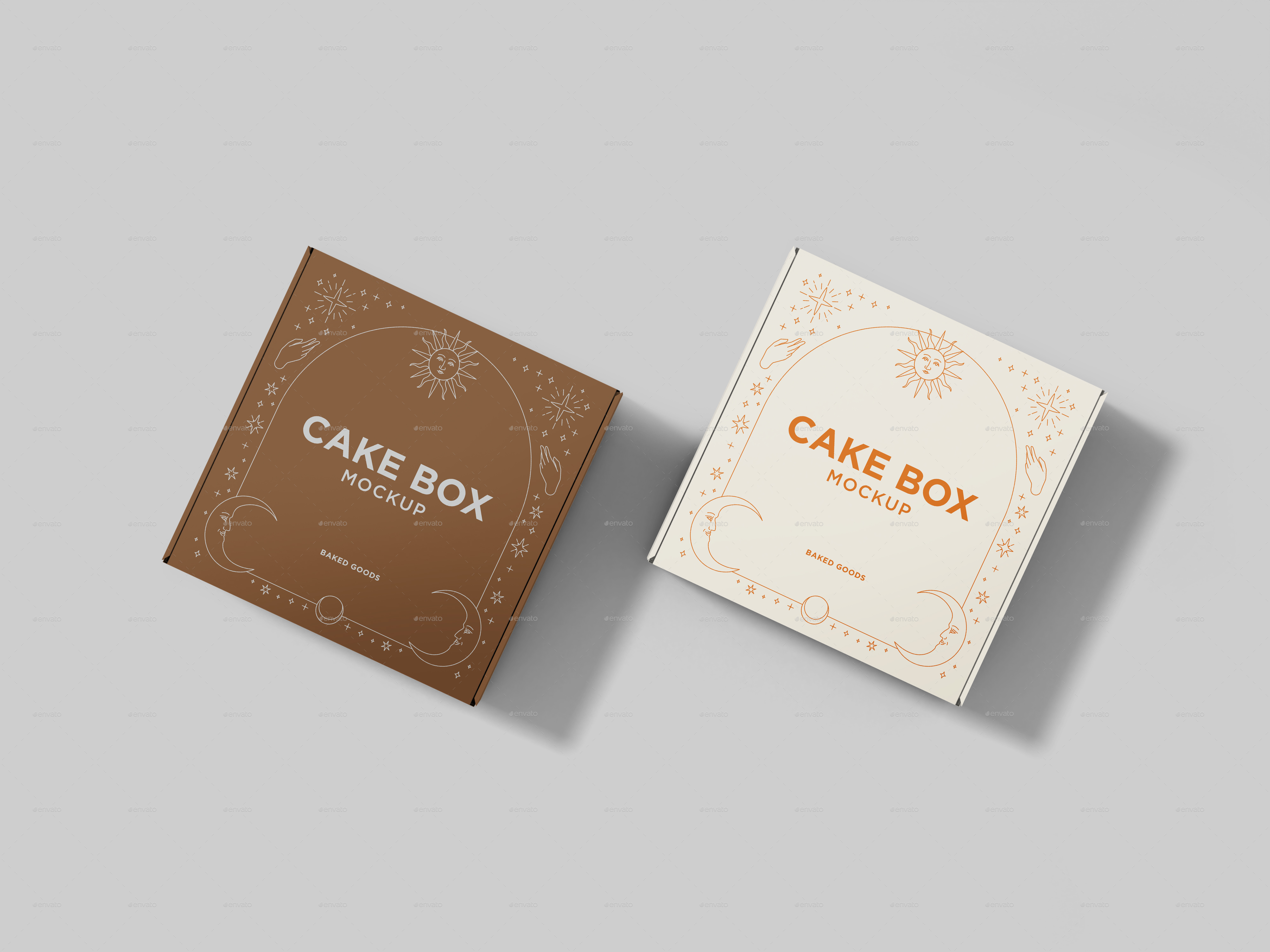 CAKE BOX MOCK-UP V.1, Graphics | GraphicRiver
