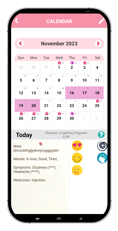 Ovulation - Period Tracker - Period Calendar - Cycle Tracker ...
