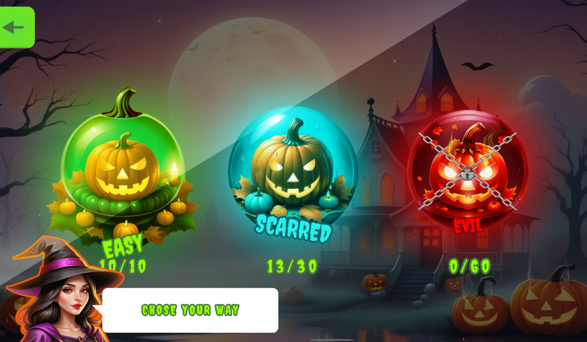 Halloween Pairs - HTML5 game, Construct 3 (.c3), mobile ready by Flikes