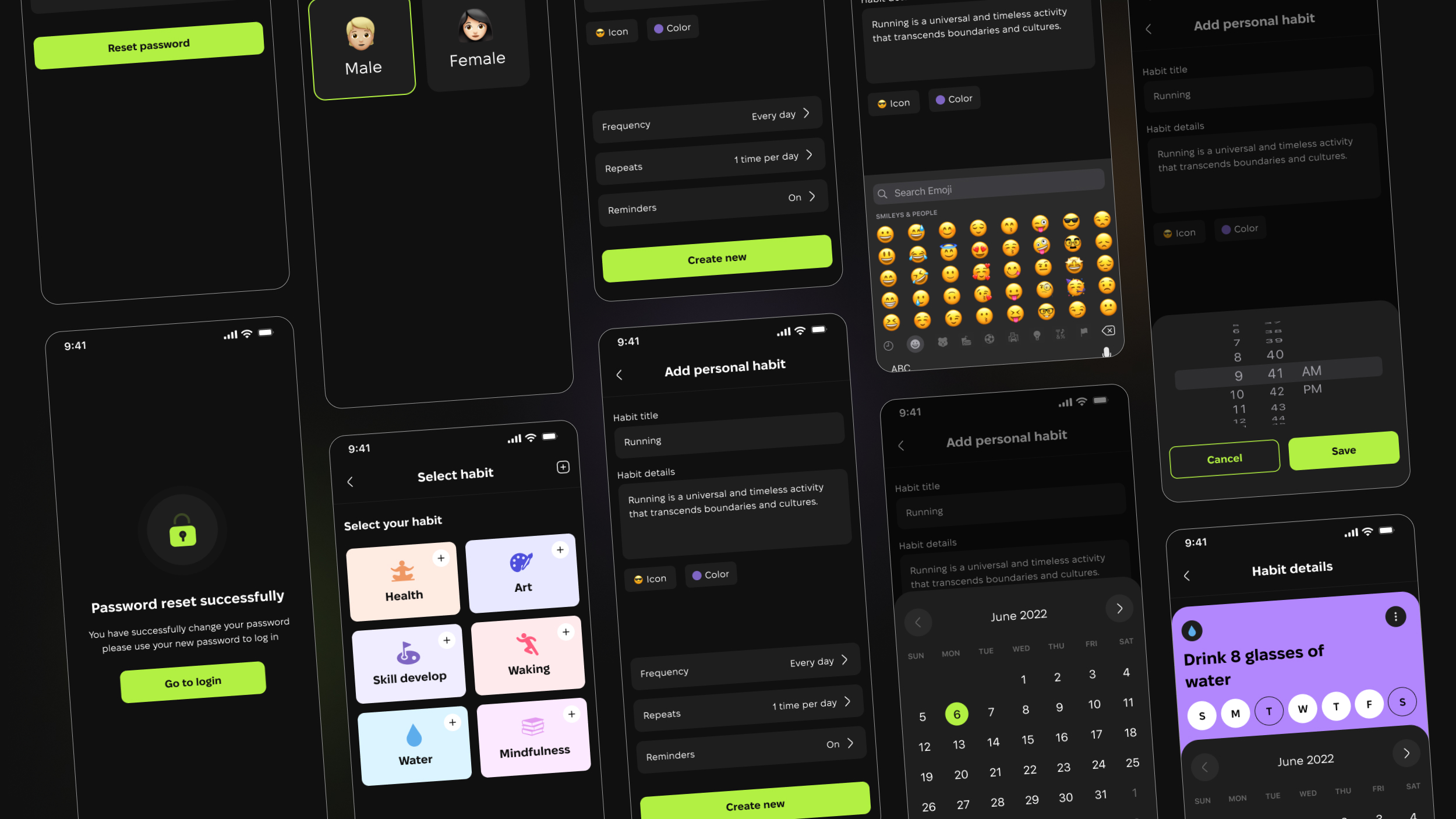 Habit Tracker Template: HabitNow Daily Routine Planner in Flutter(Android, iOS) App | HabitSync ...