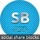 Social Boxes - Social Share Blocks , Web Elements | GraphicRiver
