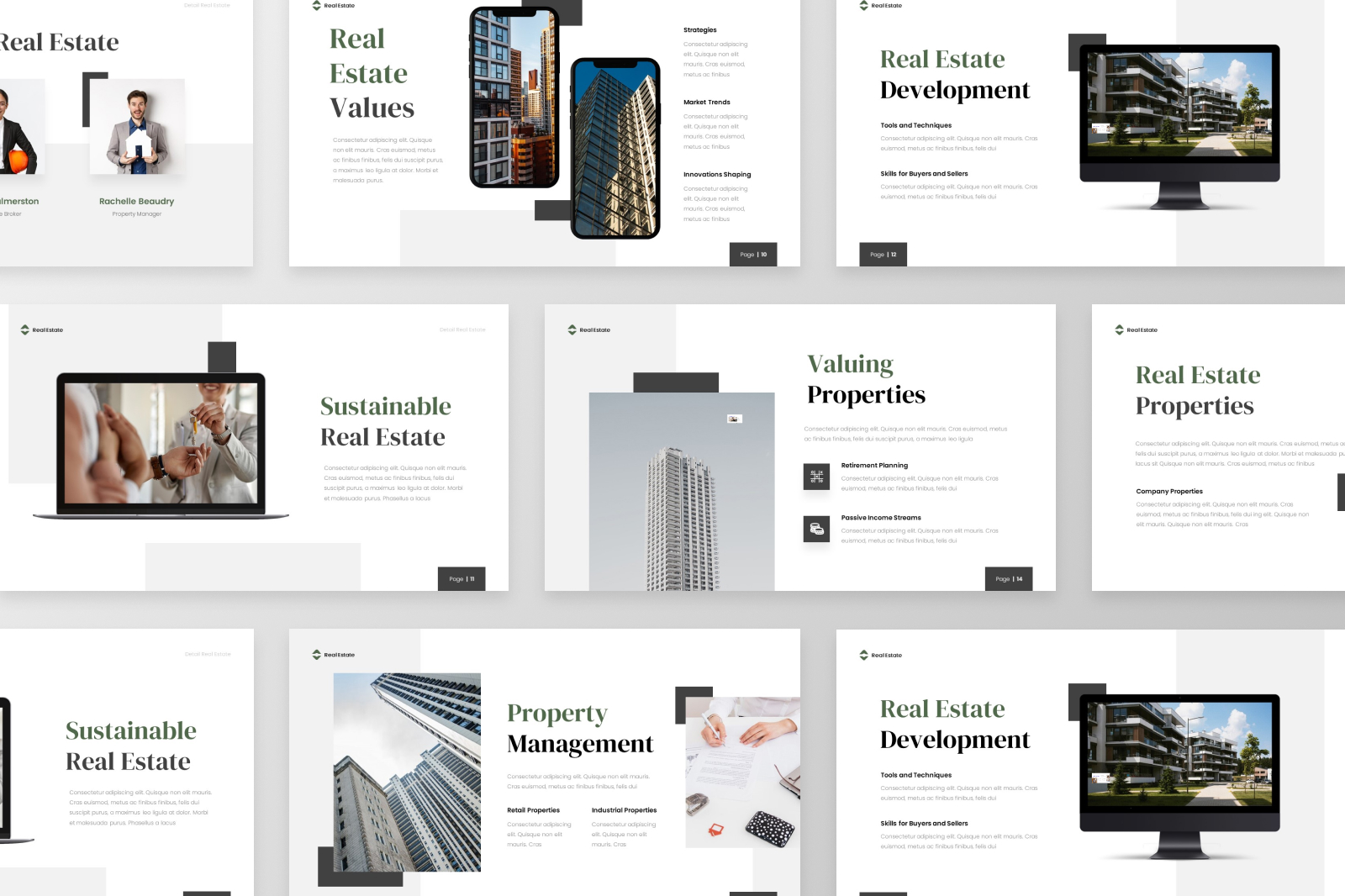 Real Estate PowerPoint Template, Presentation Templates | GraphicRiver