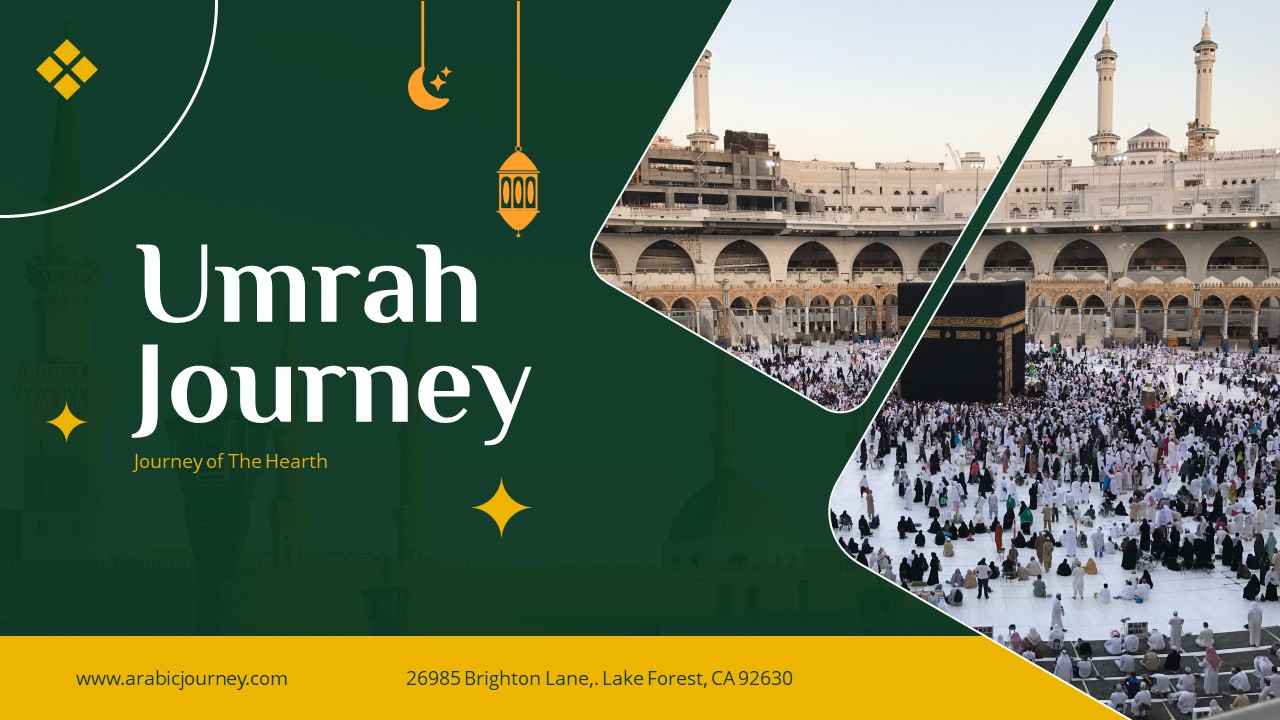 Umrah Journey Google Slides Presentation Template, Presentation Templates