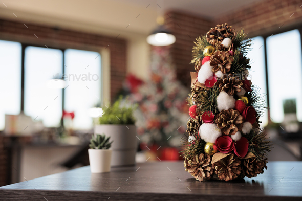 Artificial christmas tree in office Stock Photo by DC_Studio | PhotoDune