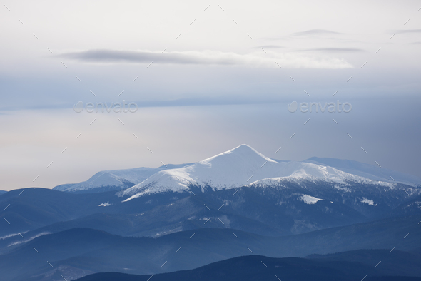 Mountain top under snow Stock Photo by Kotenko | PhotoDune