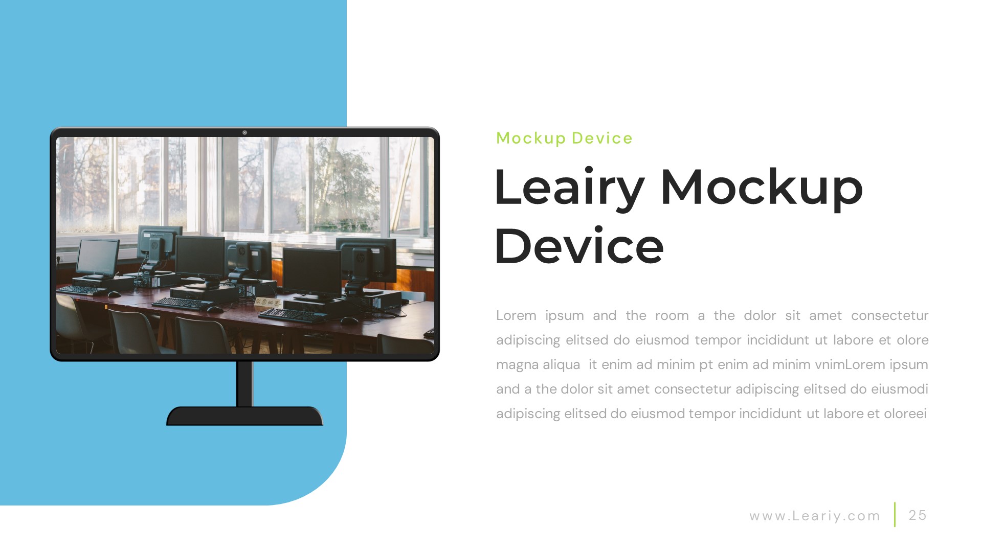 Leariy - Education University PowerPoint Template, Presentation Templates