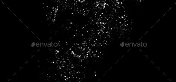 Blurry images of real soda bubbles floating and splashing up Stock Photo by gnepphoto