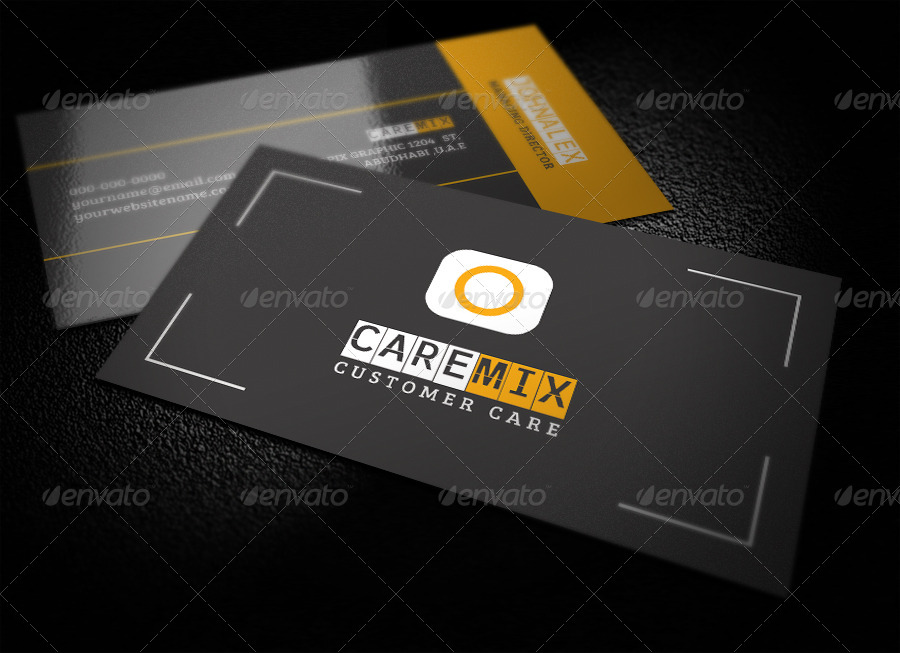 Customer Care Business Card, Print Templates | GraphicRiver