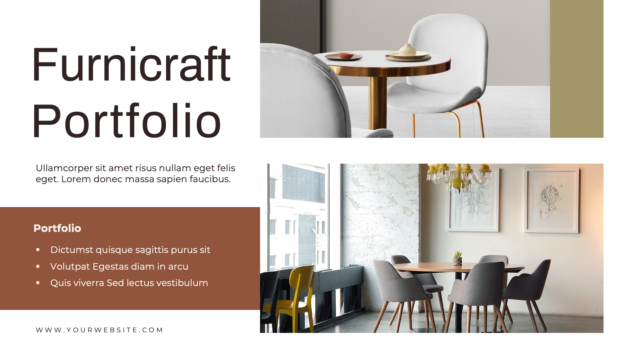 Furnicraft - Furniture Presentation PowerPoint Design Template ...