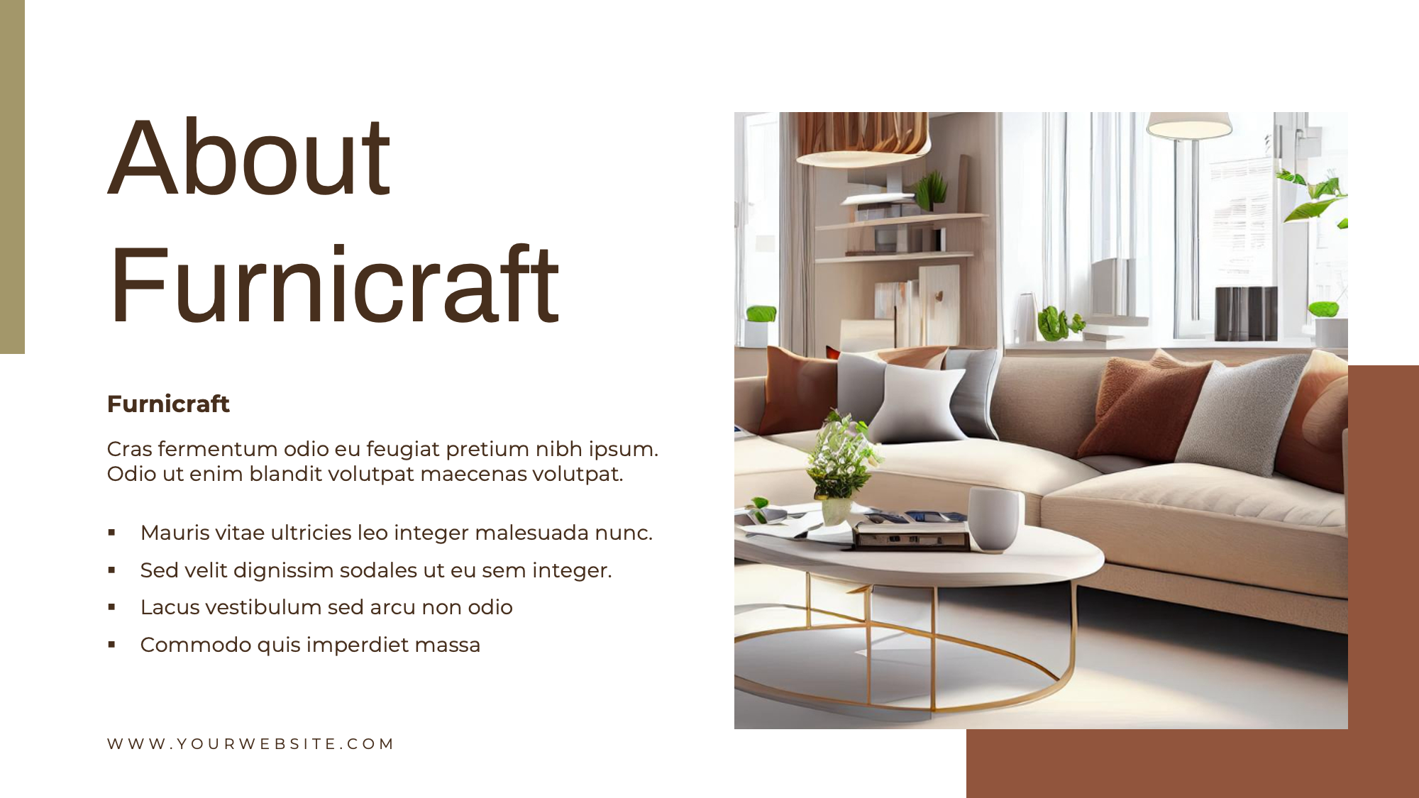 Furnicraft - Furniture Presentation PowerPoint Design Template ...