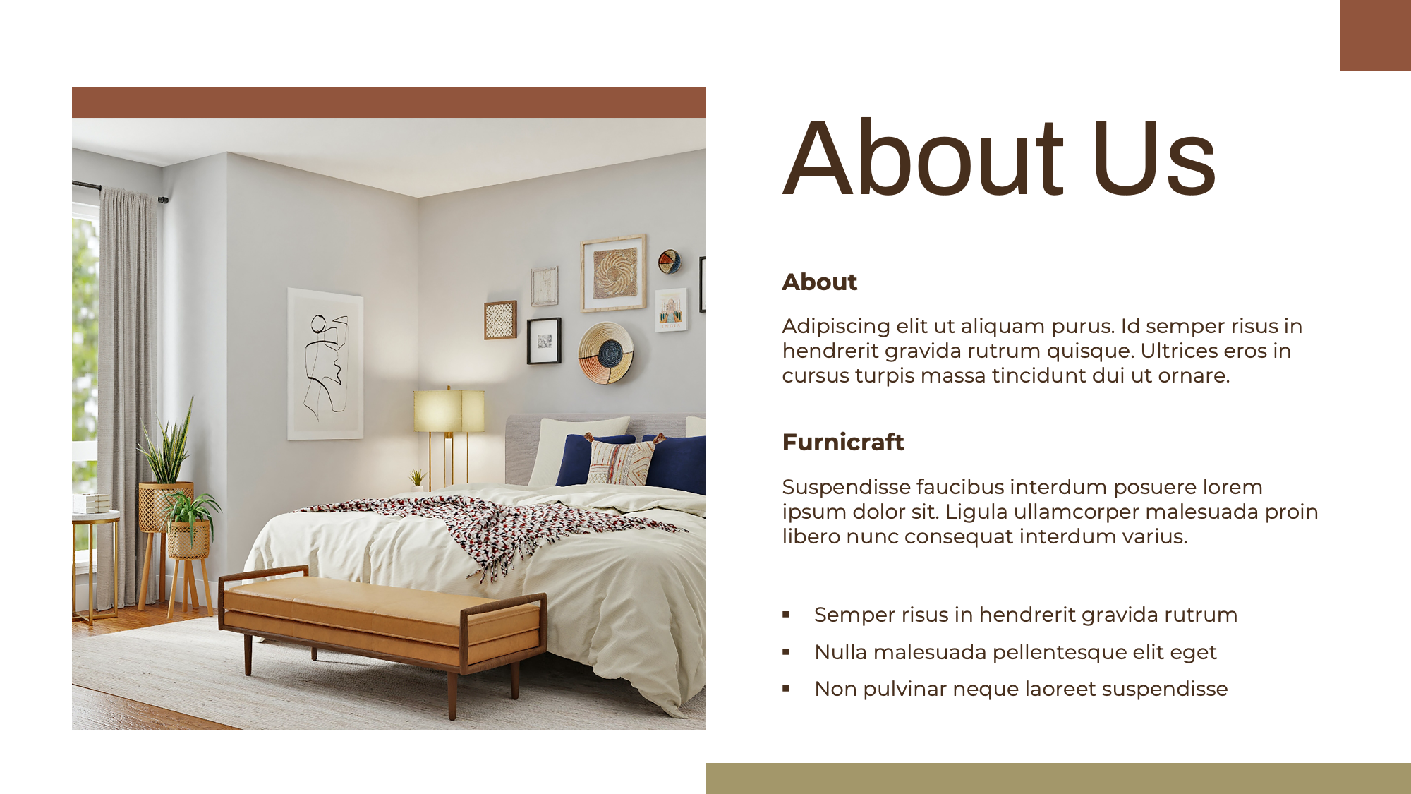 Furnicraft - Furniture Presentation PowerPoint Design Template ...