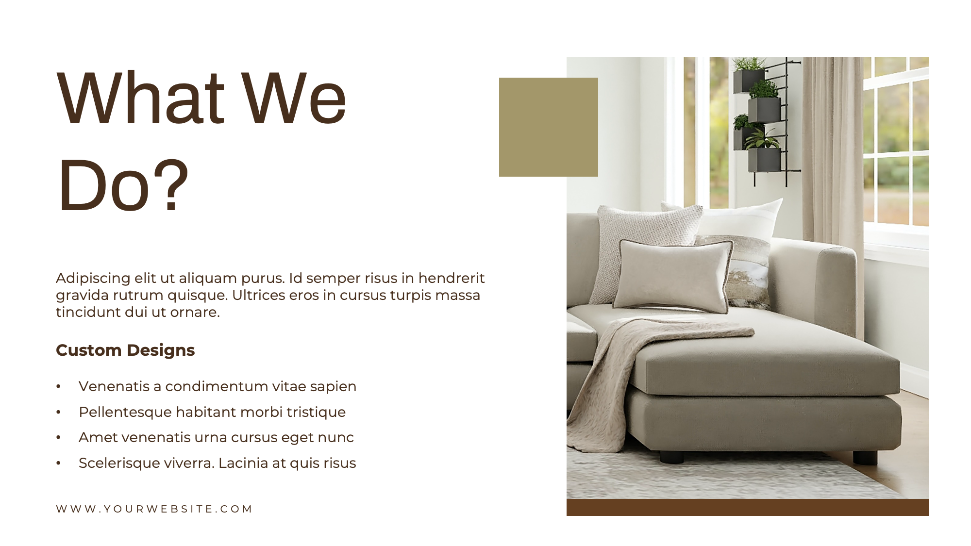 Furnicraft - Furniture Presentation PowerPoint Design Template ...