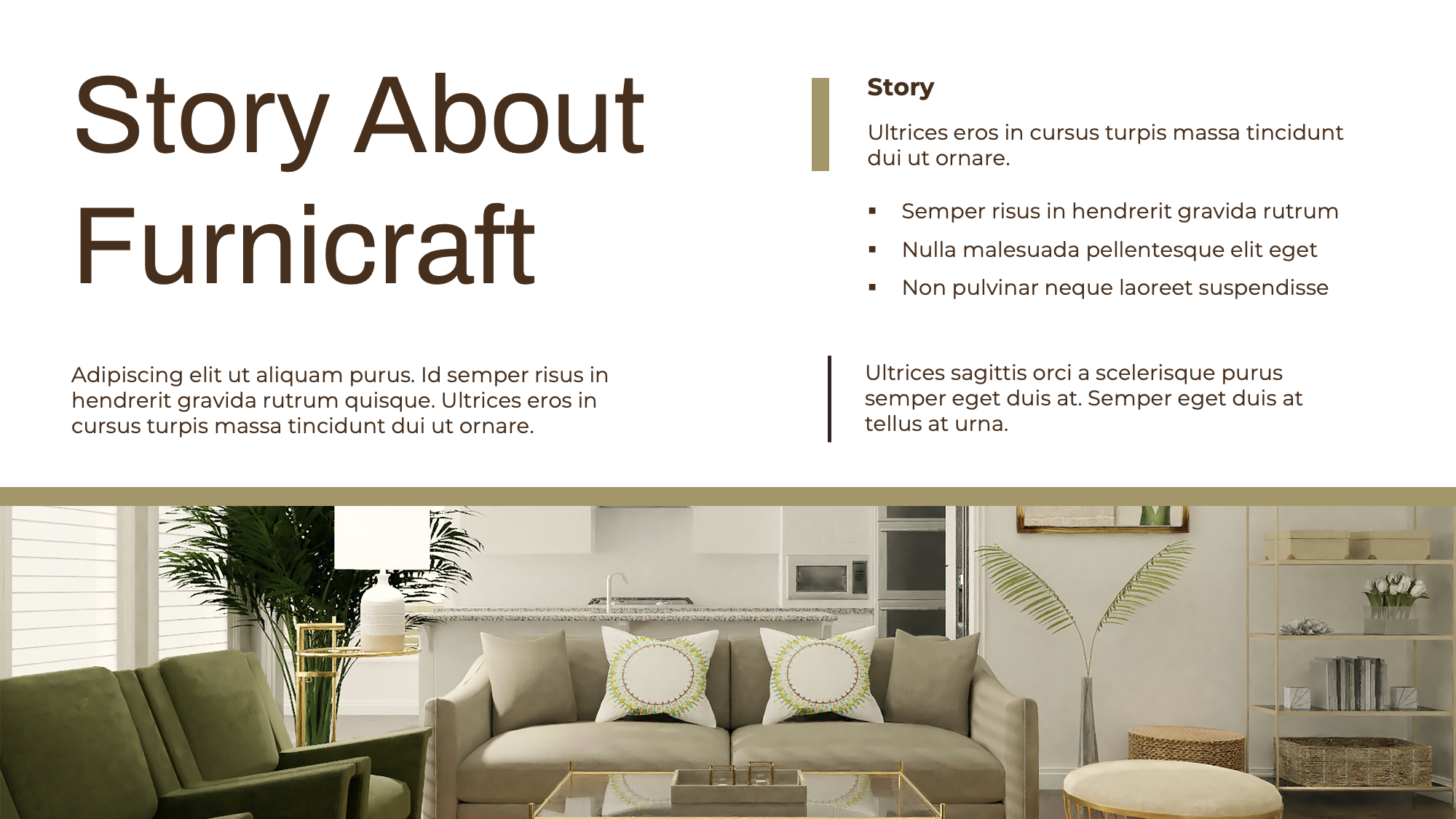 Furnicraft - Furniture Presentation PowerPoint Design Template ...