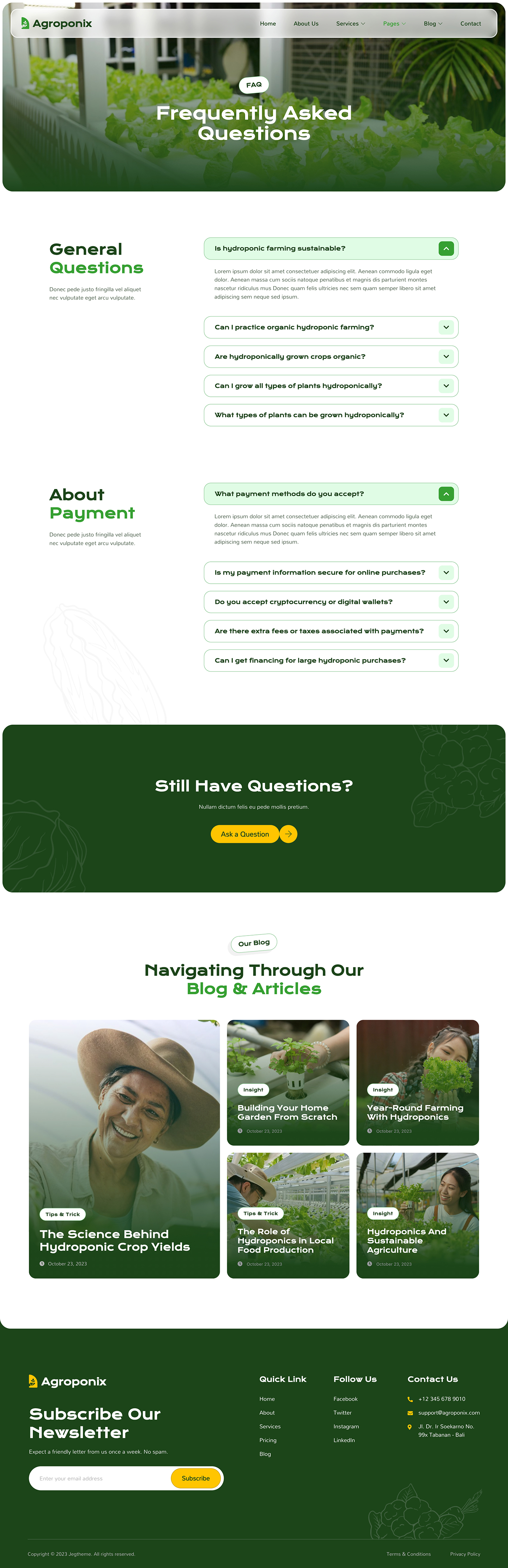 Agroponix – Hydroponic & Agriculture Elementor Template Kit by jegtheme
