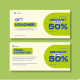 Simple Creamy Blue Voucher, Print Templates | GraphicRiver