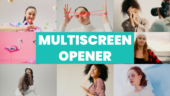 Rhythmic Multiscreen Dynamic Opener & Split Screen Slideshow, After ...