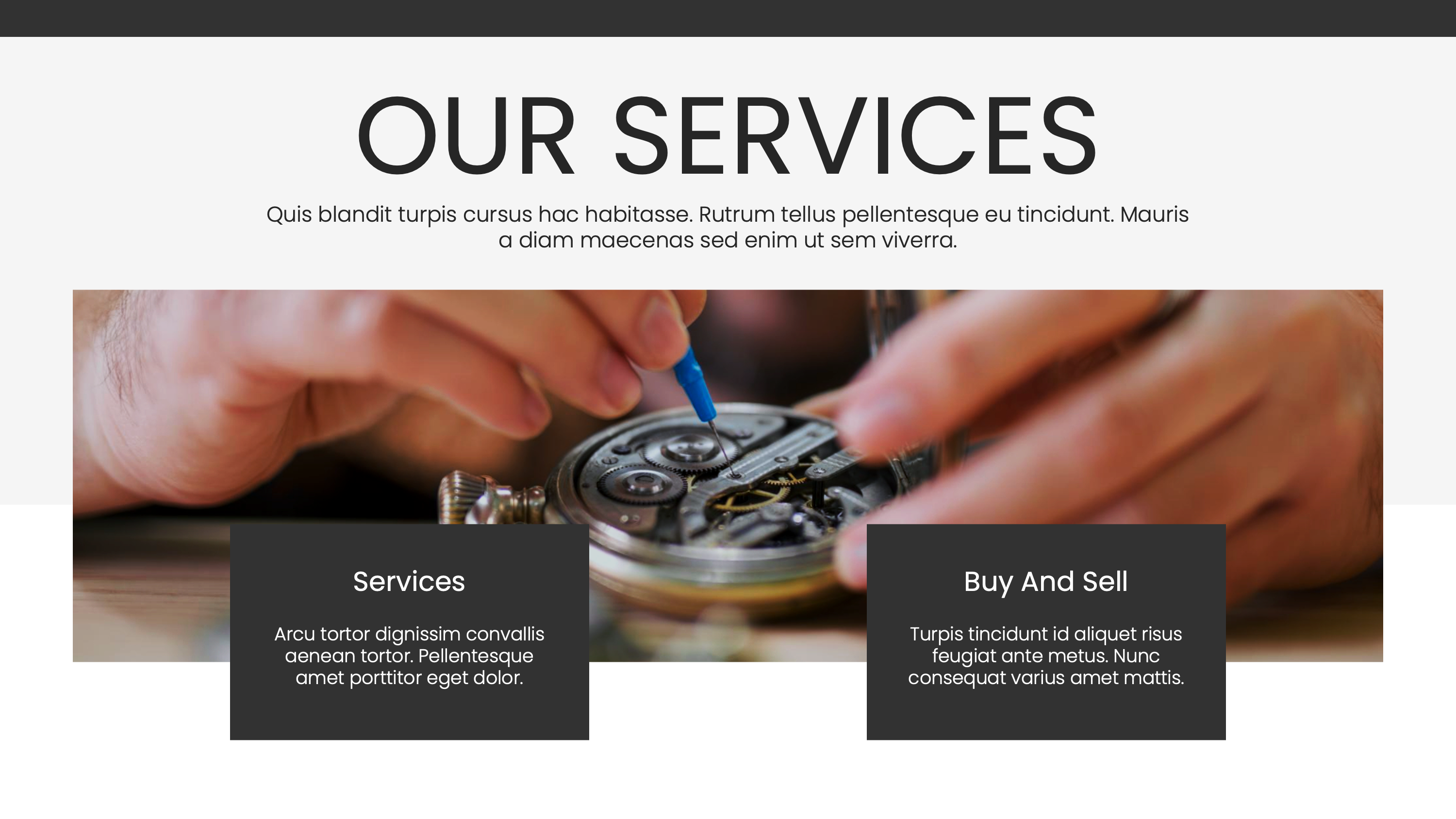 Watchbliss - Minimalis Watch Presentation PowerPoint Design Template ...