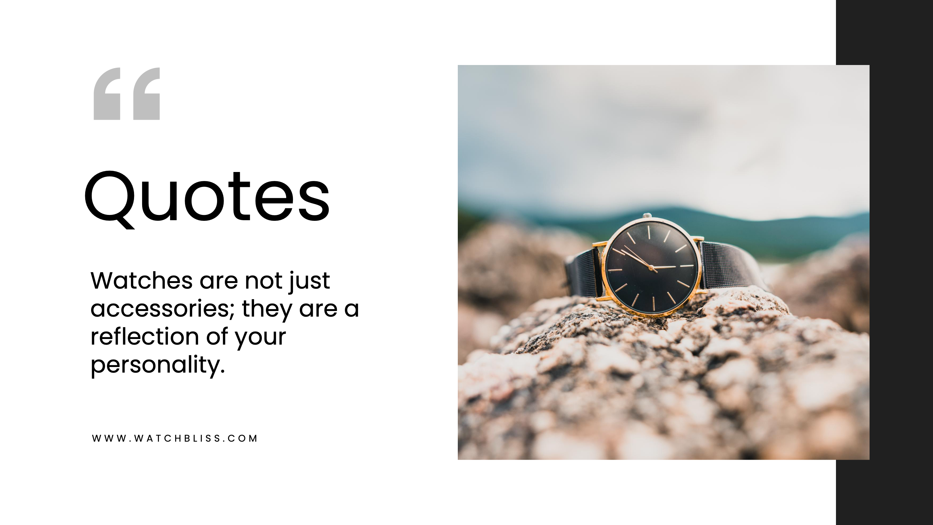 Watchbliss - Minimalis Watch Presentation PowerPoint Design Template ...