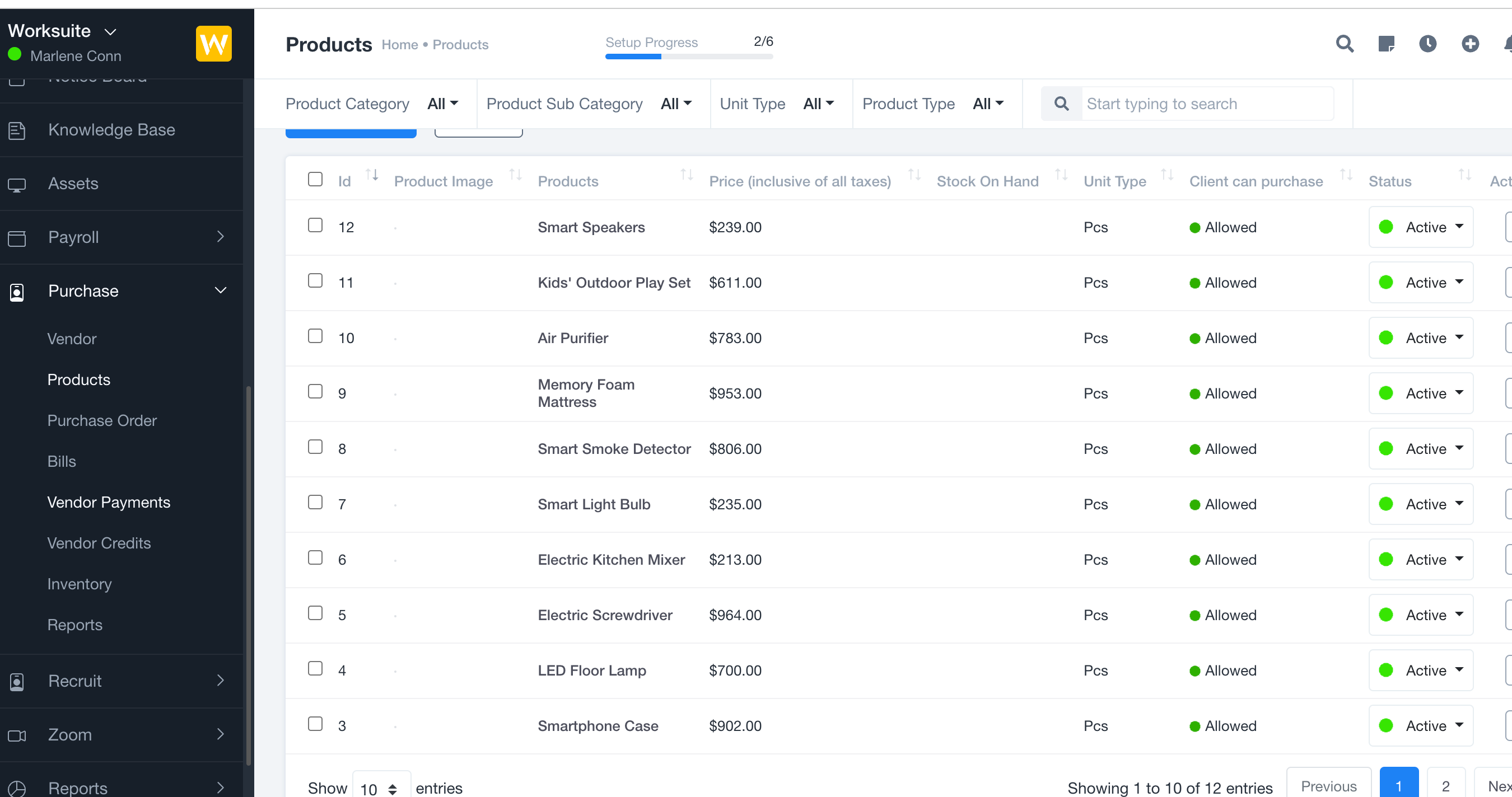Purchase Module for Worksuite CRM by ajay138 | CodeCanyon