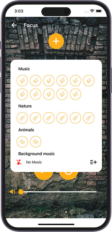Meditatoin music React native app for Android and iOS - Relax music ...