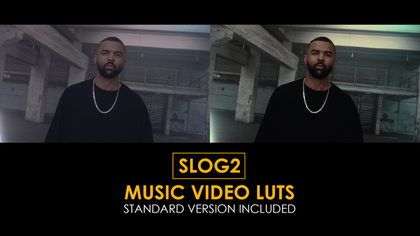 Slog2 Music Video and Standard Color LUTs, Apple Motion Templates ...