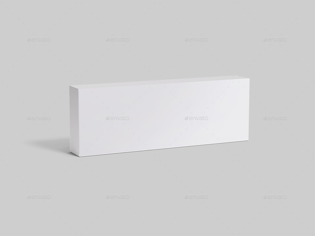 WIDE / FLAT RECTANGULAR BOX PACKAGING MOCK-UP V.1, Graphics | GraphicRiver