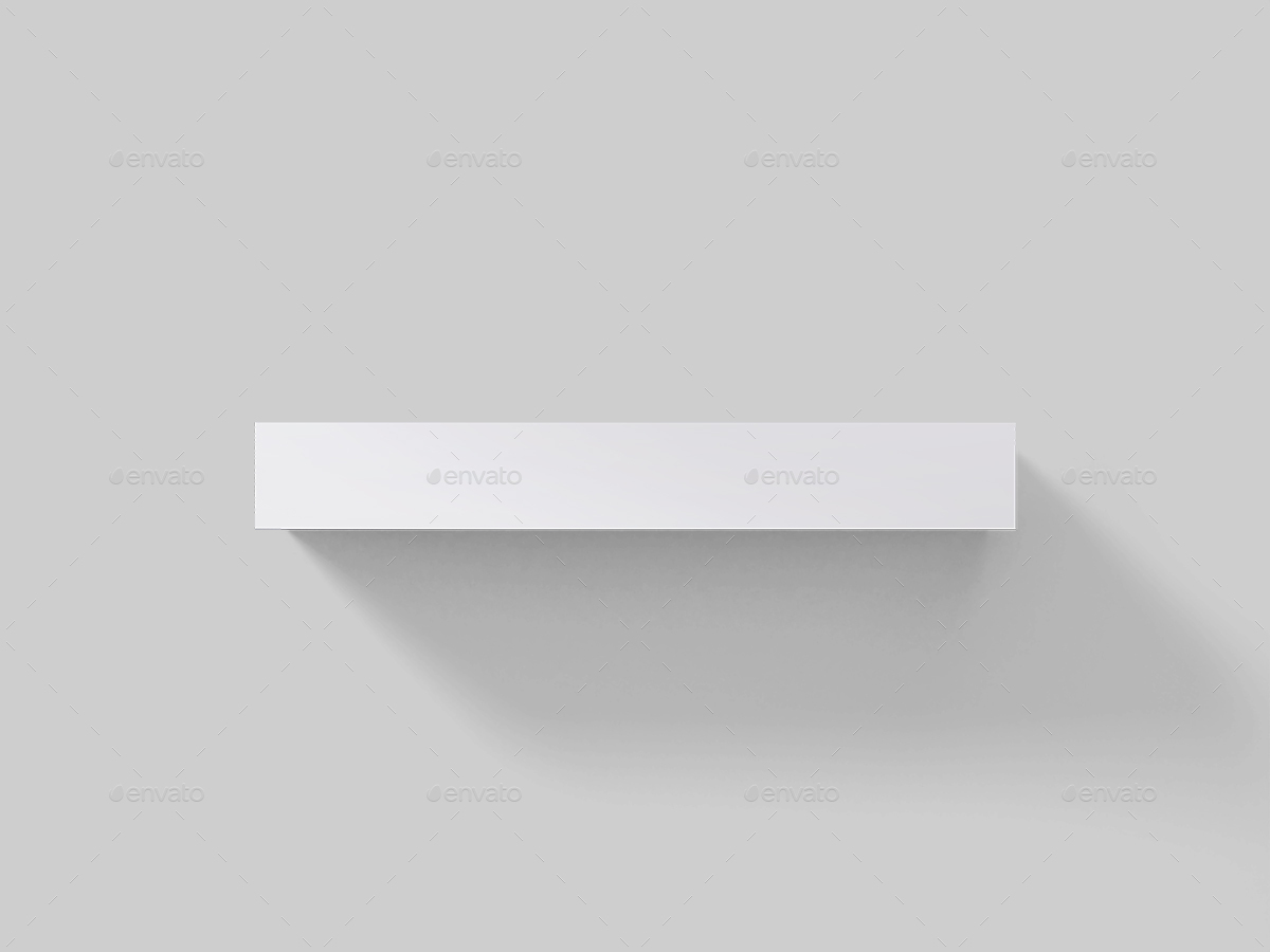 WIDE / FLAT RECTANGULAR BOX PACKAGING MOCK-UP V.1, Graphics | GraphicRiver