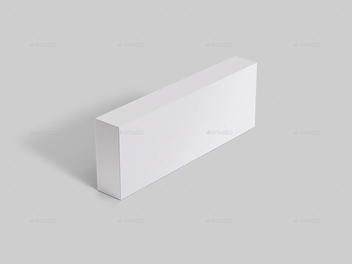 WIDE / FLAT RECTANGULAR BOX PACKAGING MOCK-UP V.1, Graphics | GraphicRiver