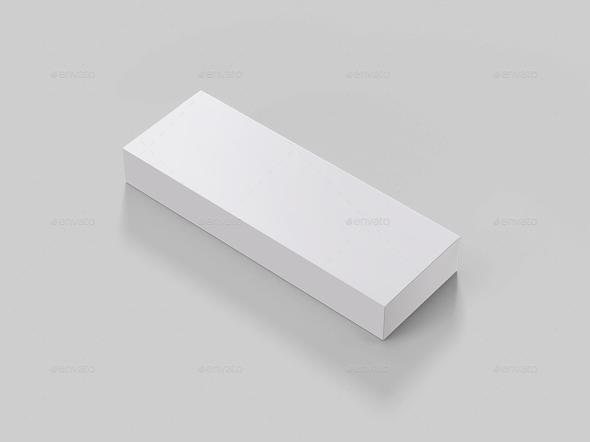 WIDE / FLAT RECTANGULAR BOX PACKAGING MOCK-UP V.1, Graphics | GraphicRiver