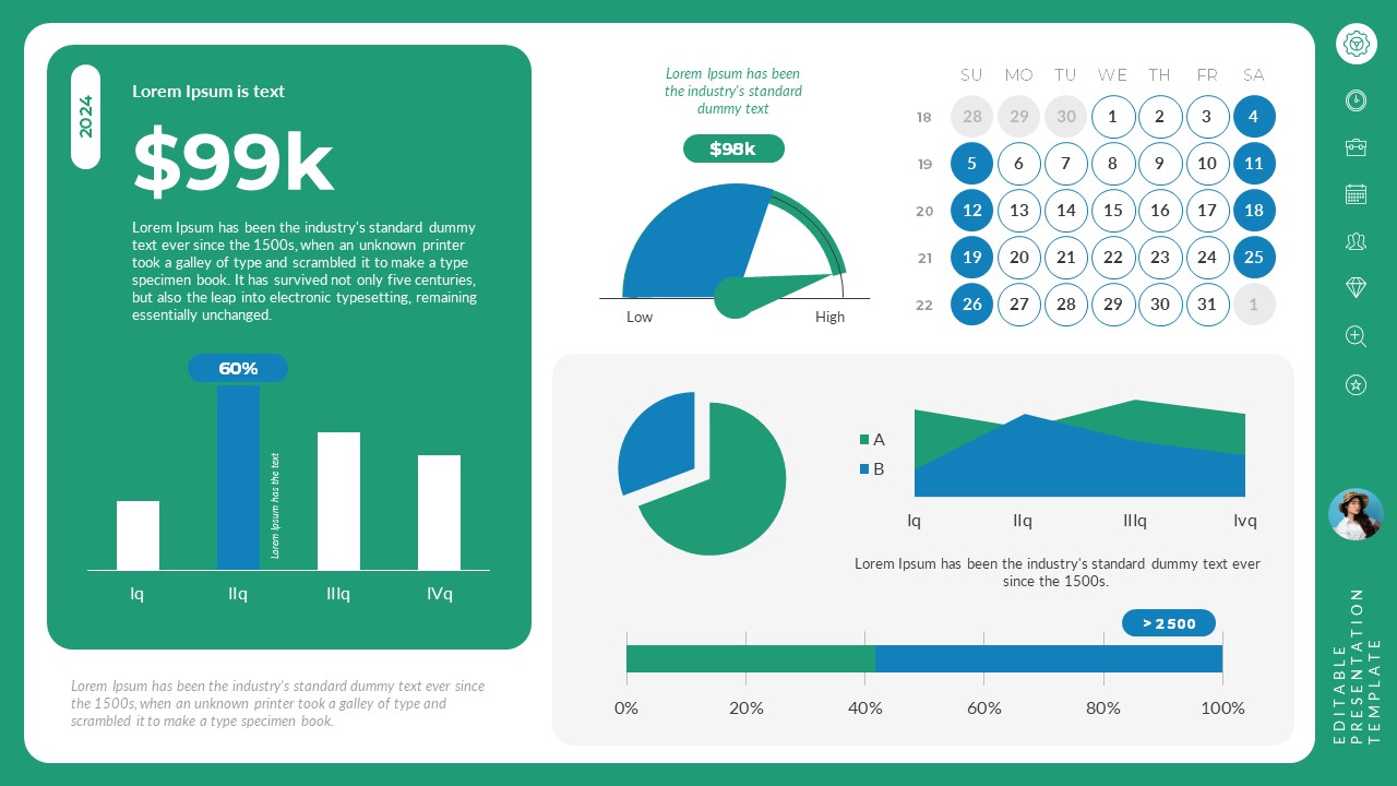 2024 Data Dashboards PowerPoint Presentation Template, Presentation ...