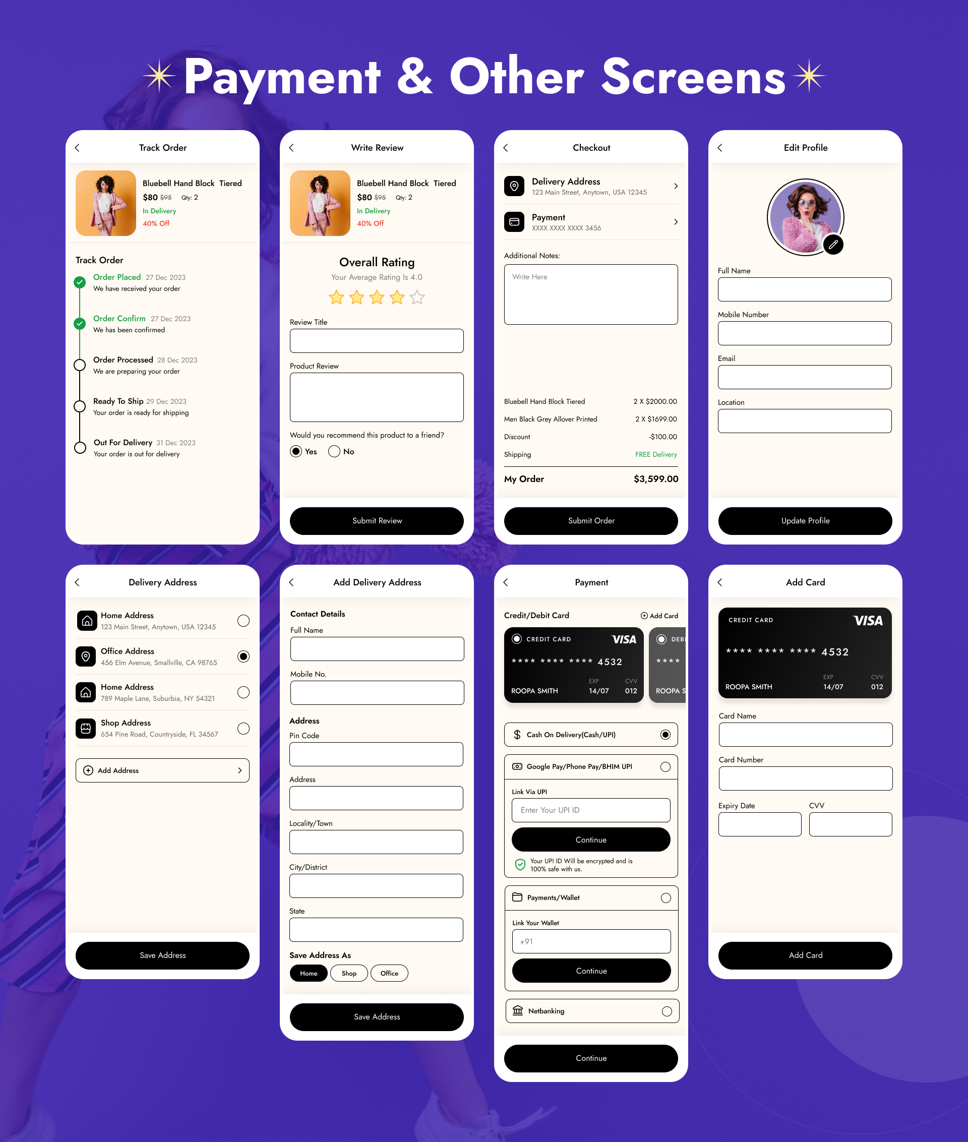 Pixio - eCommerce Fashion Figma Mobile App UI Kit by DexignZone ...