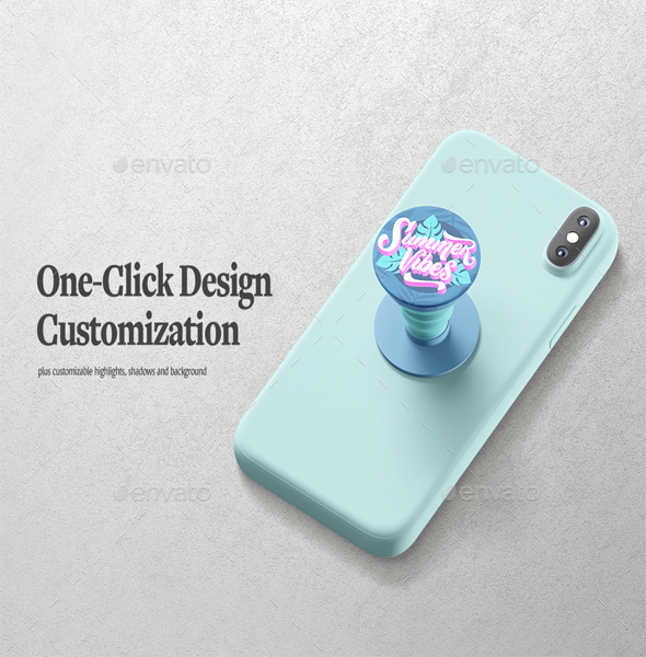 Phone Pop Socket Mockup, Graphics | GraphicRiver