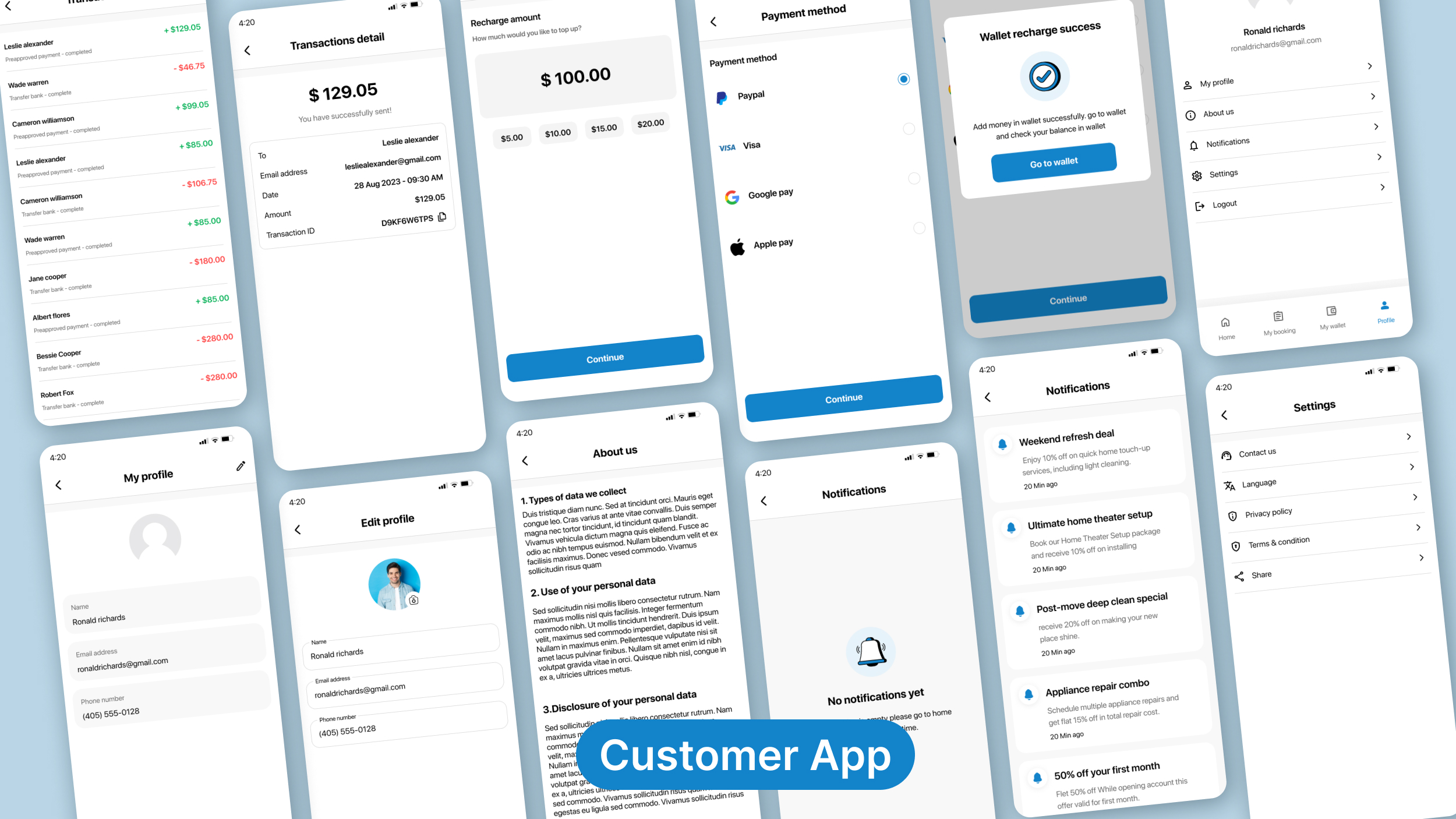 SmileHandyy Template: ProHome Services App in Flutter(Android, iOS) | 2 in 1 Customer & Provider ...