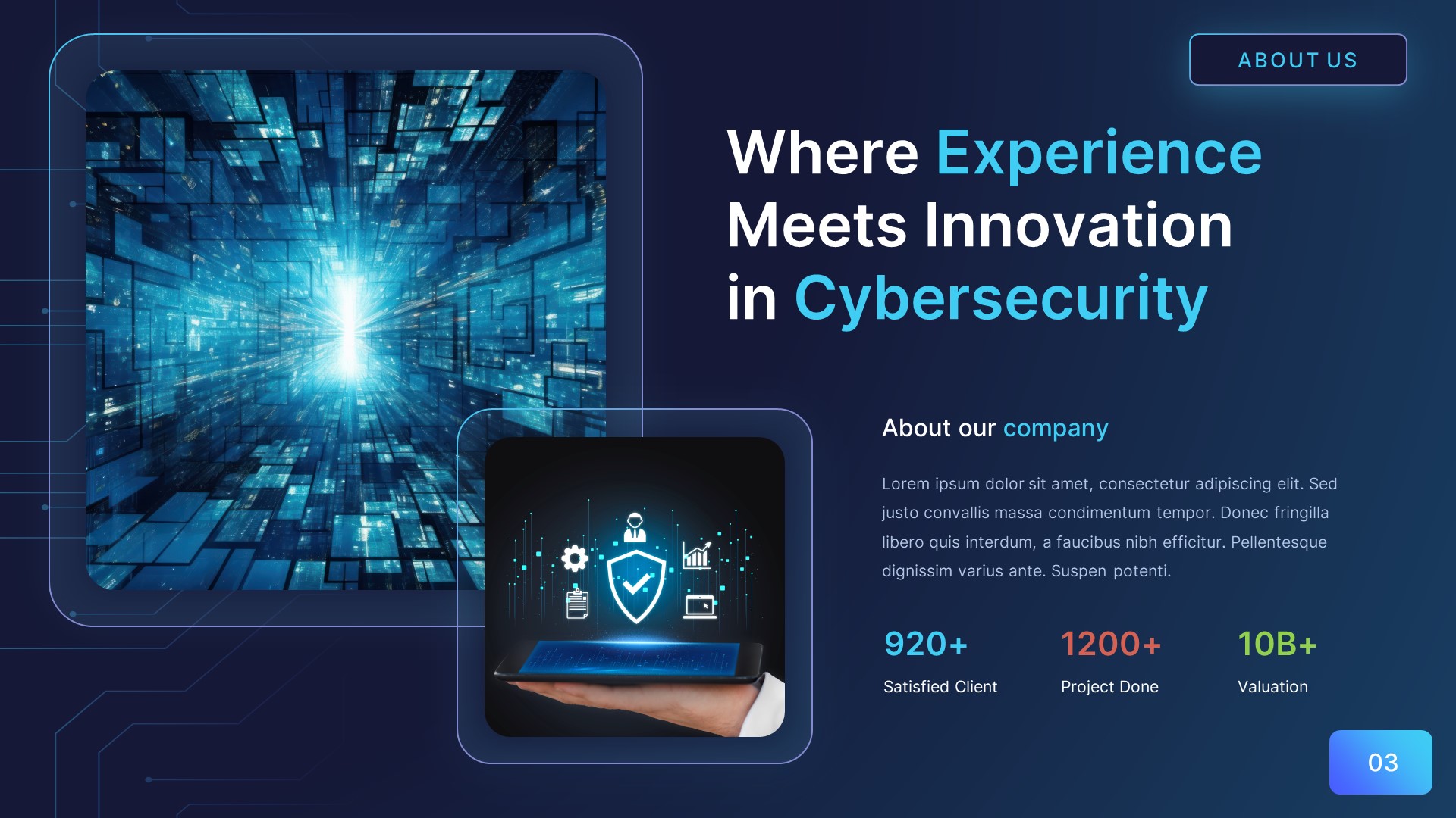CyberGuard – Cybersecurity Keynote Template, Presentation Templates